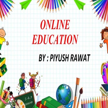 Online education (1) | PPT