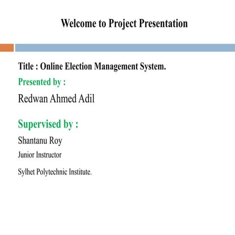 Online Election Management \\\System.ppt