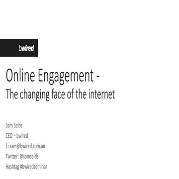 Online Engagement - how to achieve results on the web | PDF | Social ...