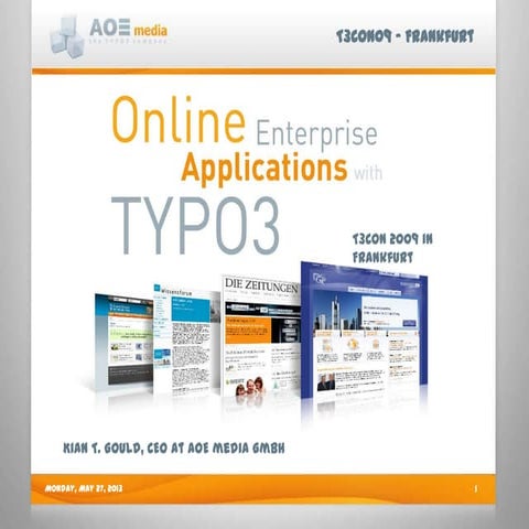 Open Source Enterprise Web Applications | PPTX