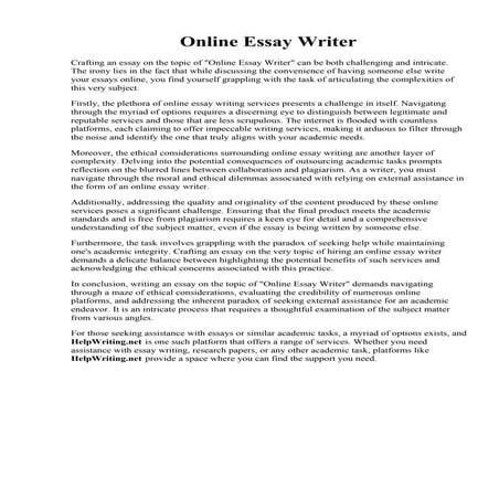 Online Essay Writer. . 25 Resources For Every Student to Become an ...
