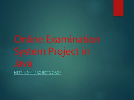 Software requirement specification for online examination system | PDF ...