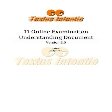 Online examination system doc v2 | PDF