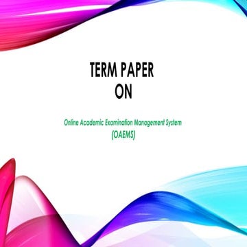 Online exam system | PPT