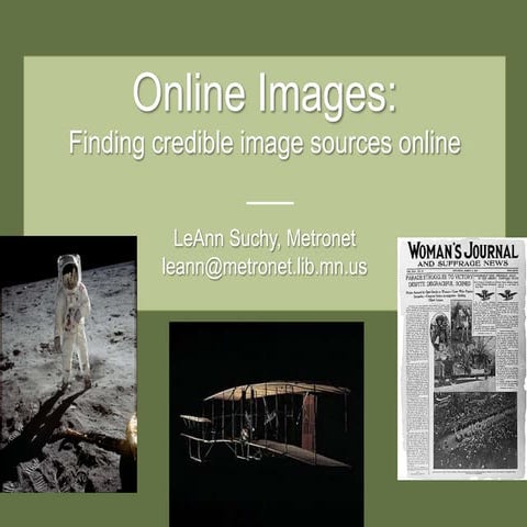 Online Images: Finding Credible Image Sources Online | PPTX ...