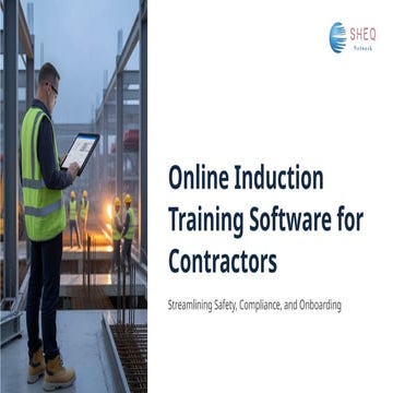 Contractor Management Platform and Software Solution for Compliance | PPTX