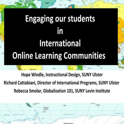 Introduction to Collaborative Online International Learning | PPTX