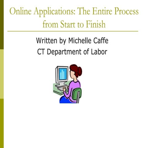 Online Job Application Workshop | PPT