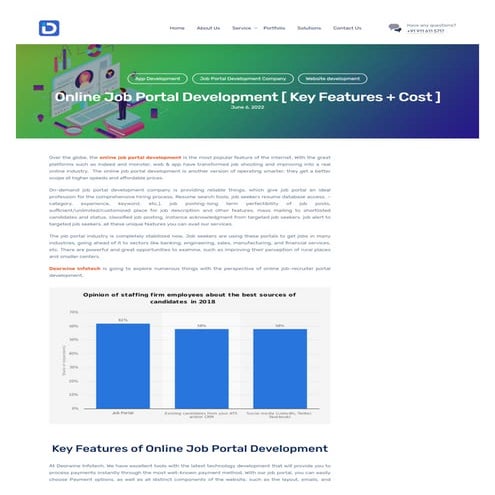 Online Job Portal Development | PDF | Industries | Business and Finance