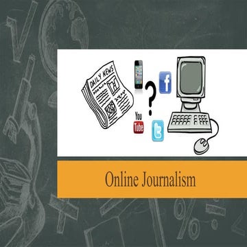 Online journalism | PPTX