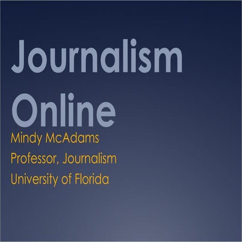 Online Journalism FCCPA | PPS