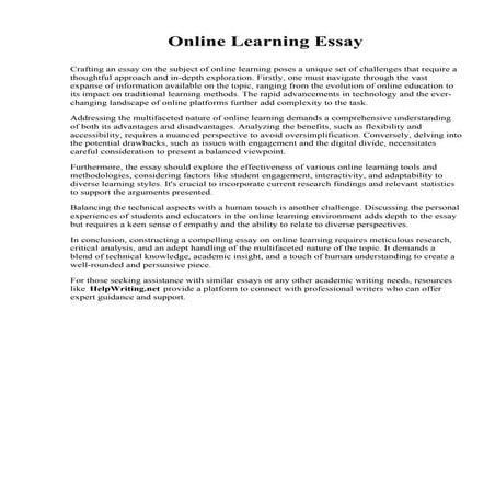 Online Learning Essay.pdf