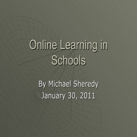 Online education system project presentation | PPTX