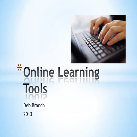 Online Learning Tools | PPT