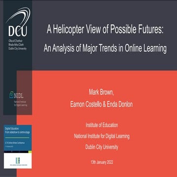 A Helicopter View of Possible Futures: An Analysis of Major Trends in ...