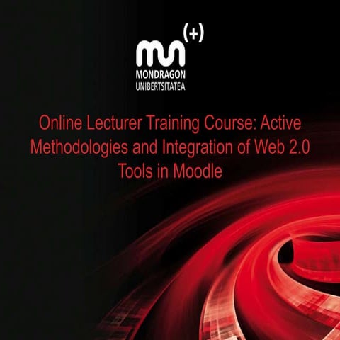 Online lecturer training course | PPSX