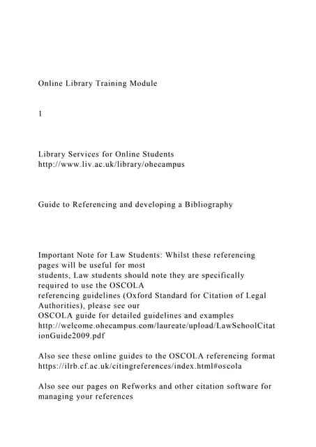 UWS Brief Guide to Harvard Referencing | PDF