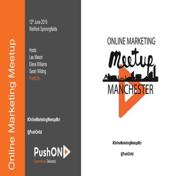 Online Marketing Meetup June 2019 | PPTX