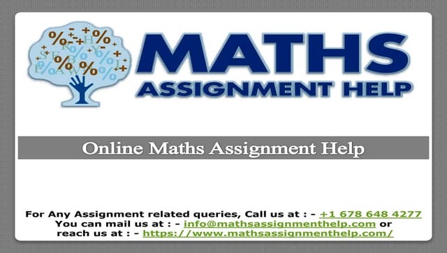 Maths Assignment Logo