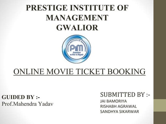 Online Movie ticket booking Project | PDF