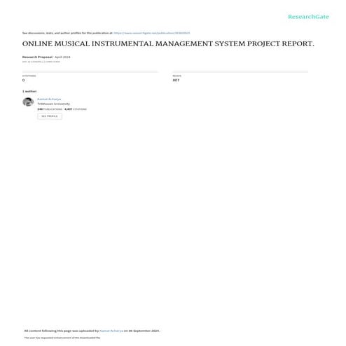 ONLINE MUSICAL INSTRUMENTAL MANAGEMENT SYSTEM PROJECT REPORT. | PDF