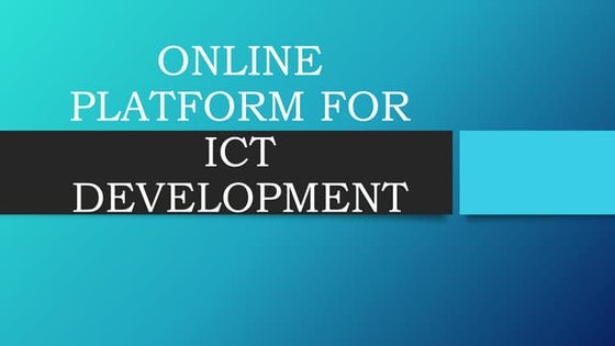 Ict application in business | PPTX | Computer Software and Applications | Computing