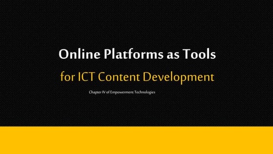 Multimedia and ICT | PPT
