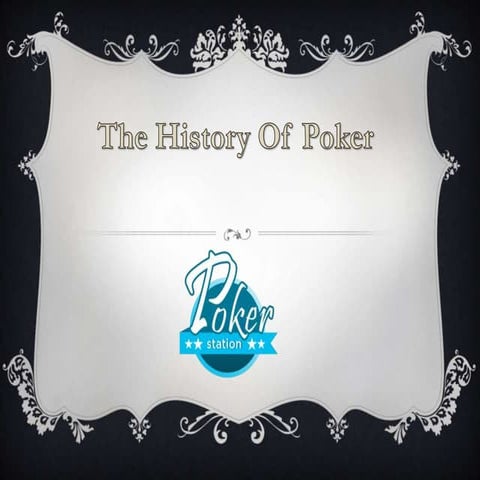 Online poker history | PPT