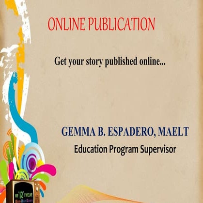 Online publication | PPT