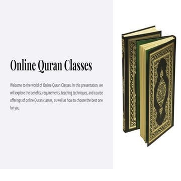 Experience Interactive Learning: Online Quran Classes with Live ...
