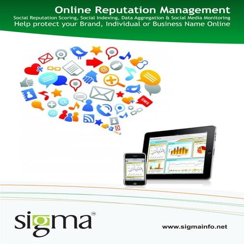 Online reputation management solution | PDF
