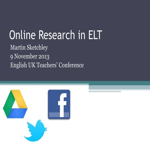 Online Research in ELT | PPT