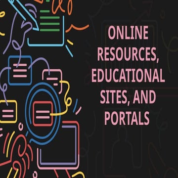 Comprehensive Guide to Online Educational Resources, Sites, and Portals ...