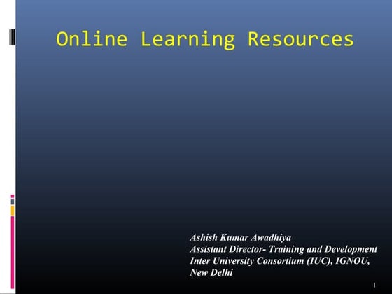 Online education | PPT