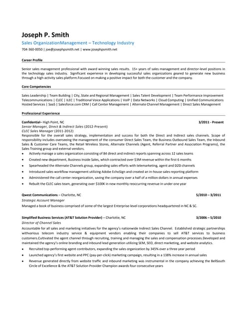 Jason Nichols Professional Resume | PDF