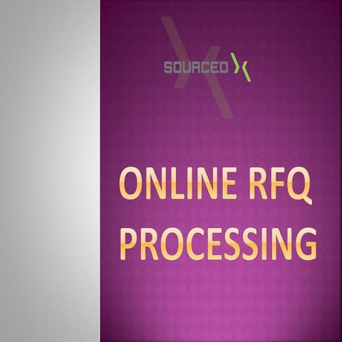 Online RFQ Processing .pptx