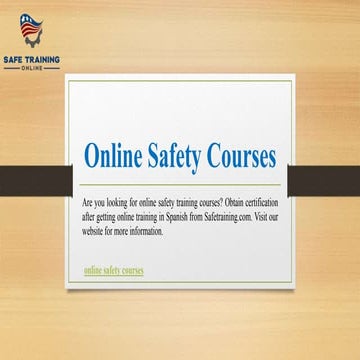 Online Safety Courses | Safetraining.com