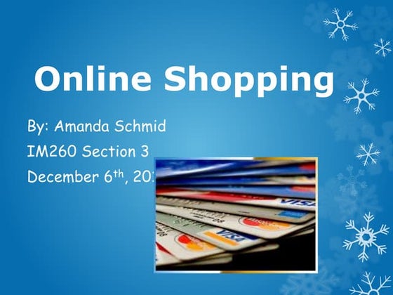 Online shopping presentation | PPTX