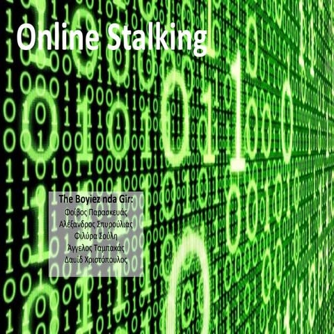 Online stalking | PPTX