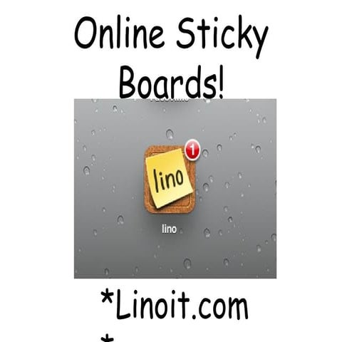 Online sticky boards! | PPT | Technology & Computing