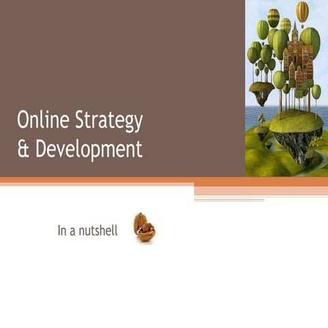 Online Strategy And Development In A Nutshell | PPT