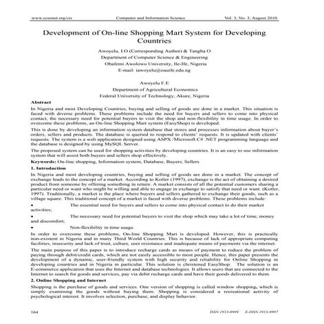 Online system Desgin | PDF