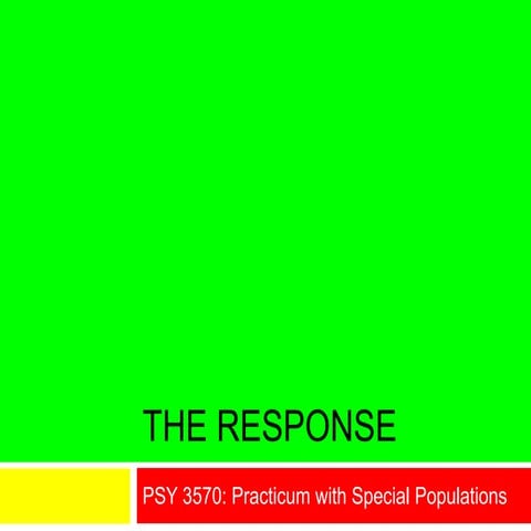 The Response | PPTX | Science