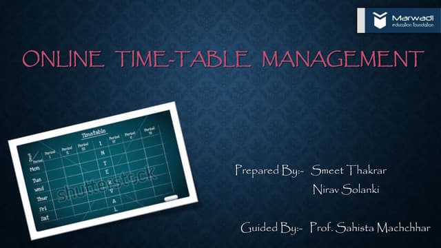 TIME TABLE MANAGEMENT SYSTEM testing.pptx