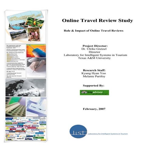 Exploring the Influence of Online Travel Reviews on Tourist Decision ...
