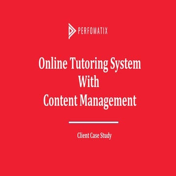Online Tutoring System _With _Content Management.pptx