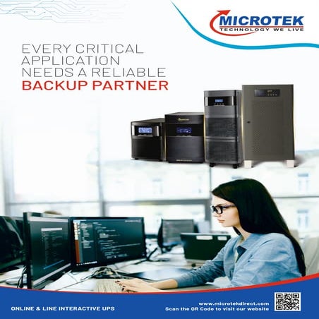 Online UPS Brochure Artwork - Microtek India | PDF