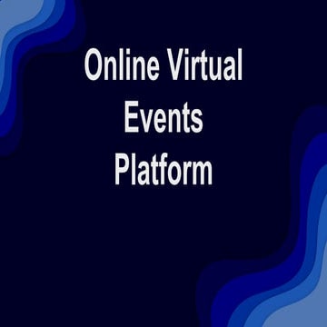 Online Virtual Events Platform- Meelap Indialap | PPTX