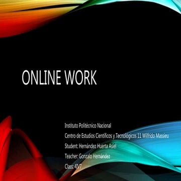 Online work | PPT