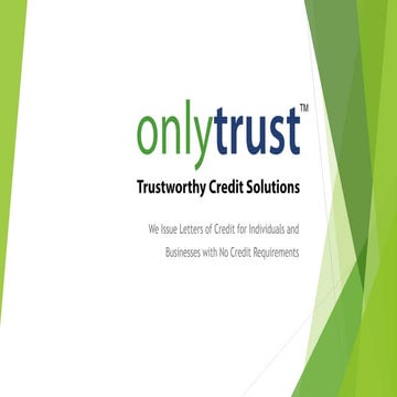 Only Trust Presentation | PPT